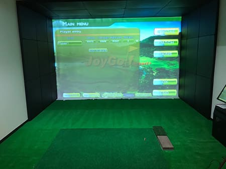 Set up [Joygolf Smart +] golf course [GOLF KING] in Tokyo.